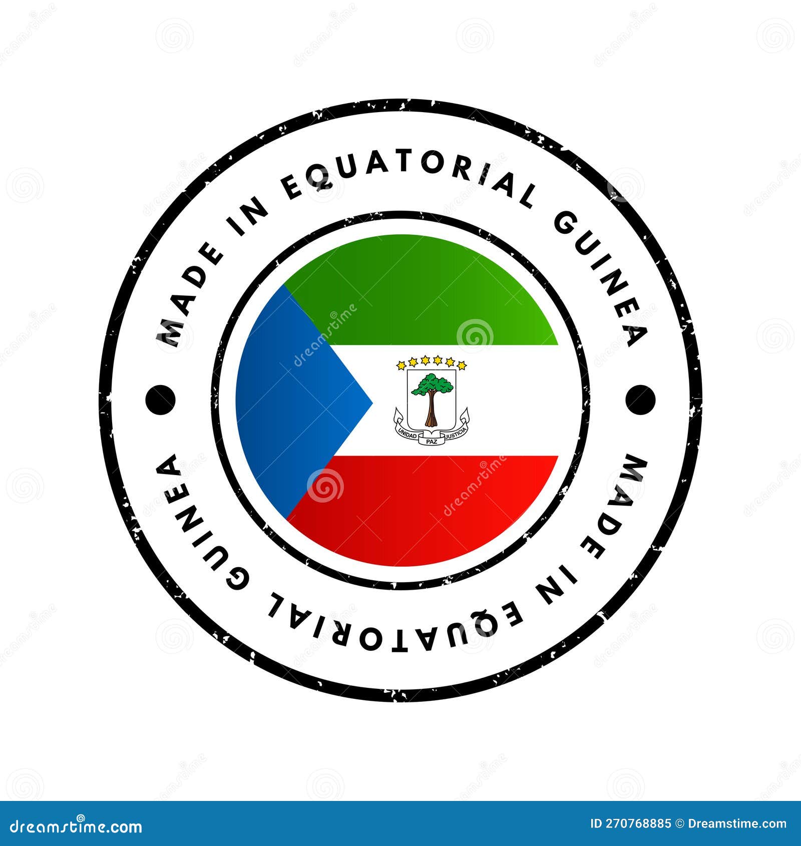 GUINEA ECUATORIAL FLAG FLUTTERING Royalty-Free Stock Photography ...