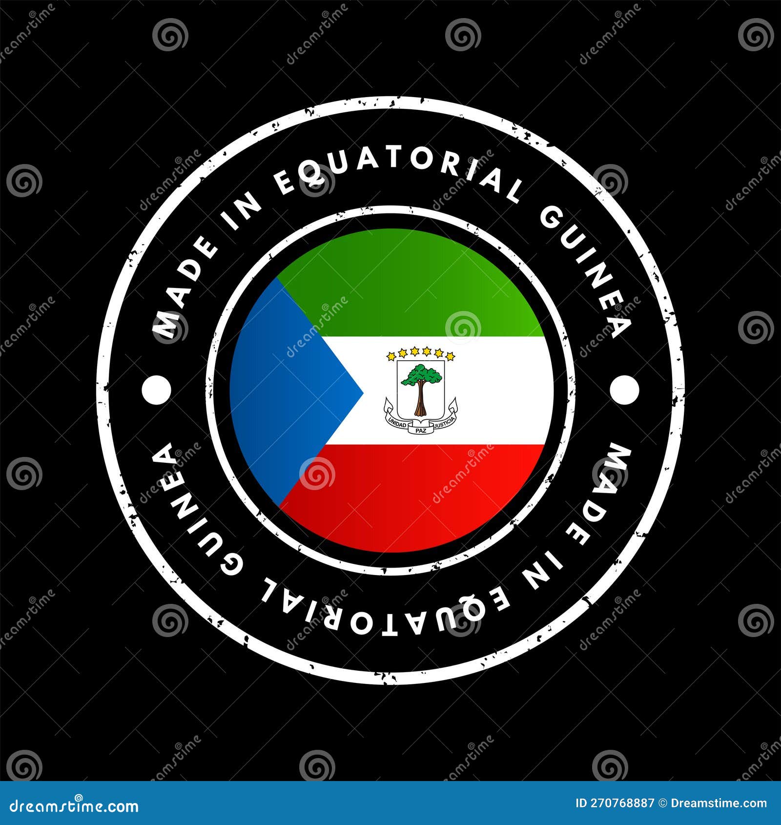 GUINEA ECUATORIAL FLAG FLUTTERING Royalty-Free Stock Photography ...