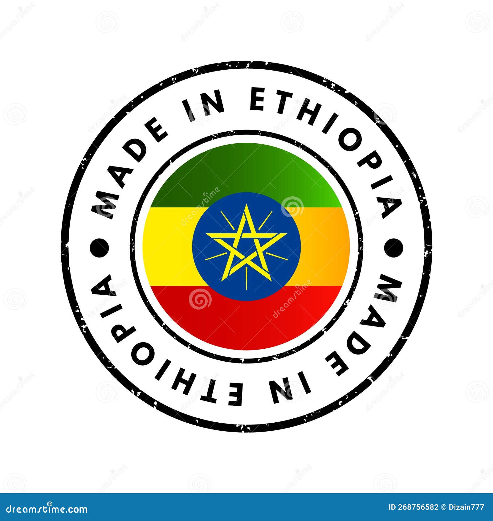 Ethiopia Text On Hex Code Illustration | CartoonDealer.com #108840888
