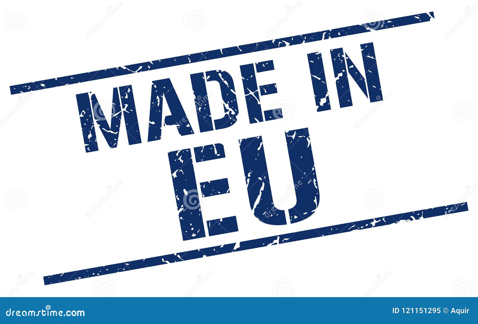 Made in eu stamp stock vector. Illustration of background - 121151295