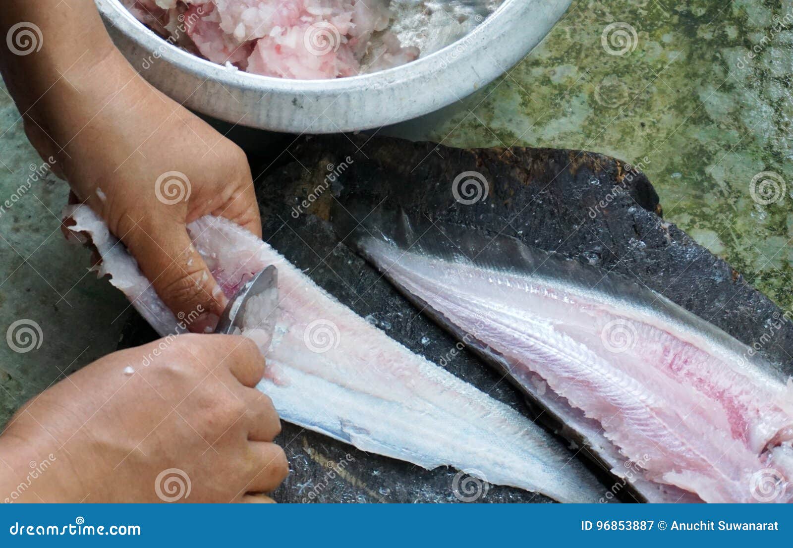 Man-Made Fish Pond, Agricultural Farm And Pine Trees Royalty-Free Stock ...