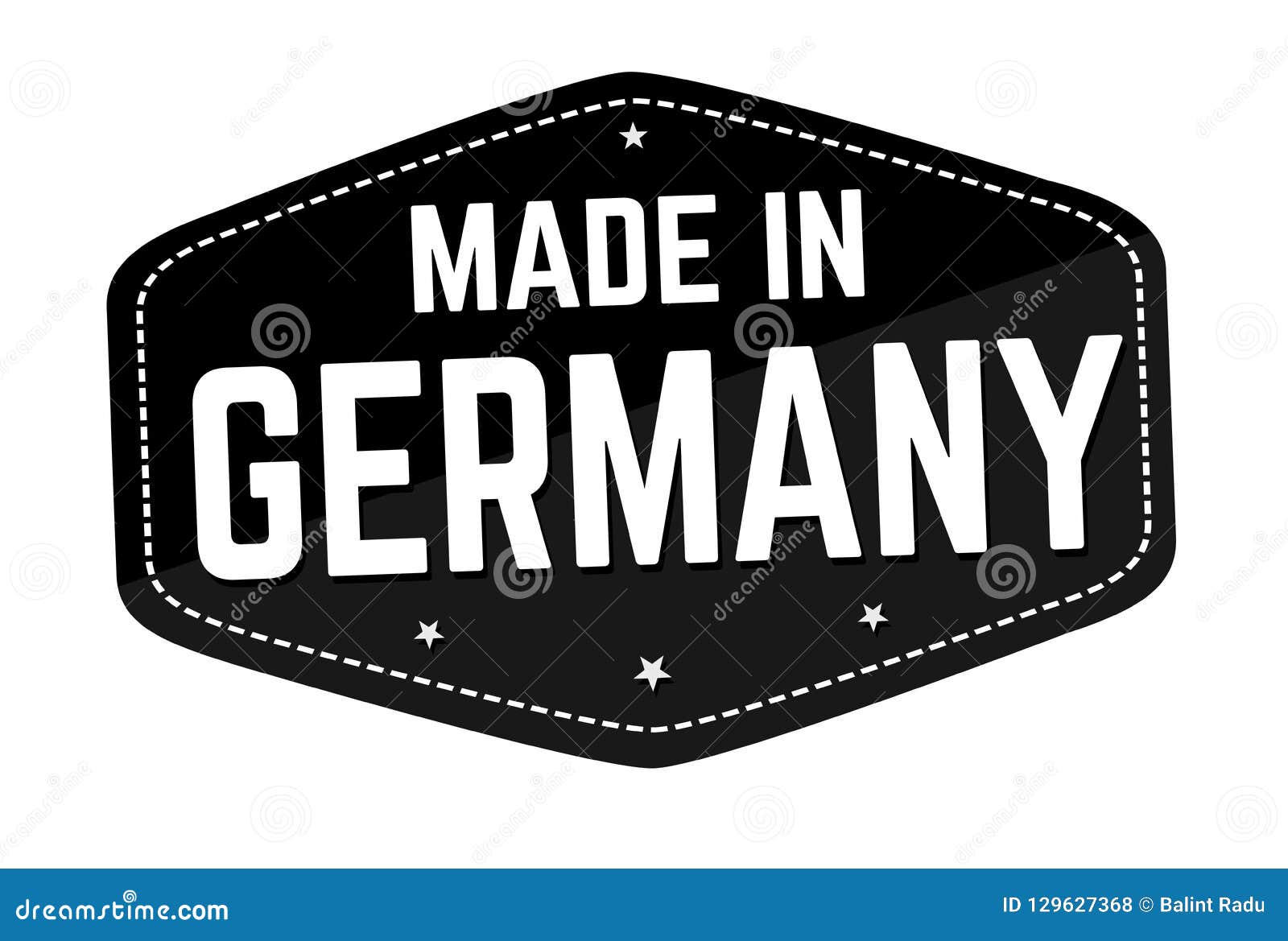 Germany Label. Travel German Cities Symbol. Famous German Architectural ...