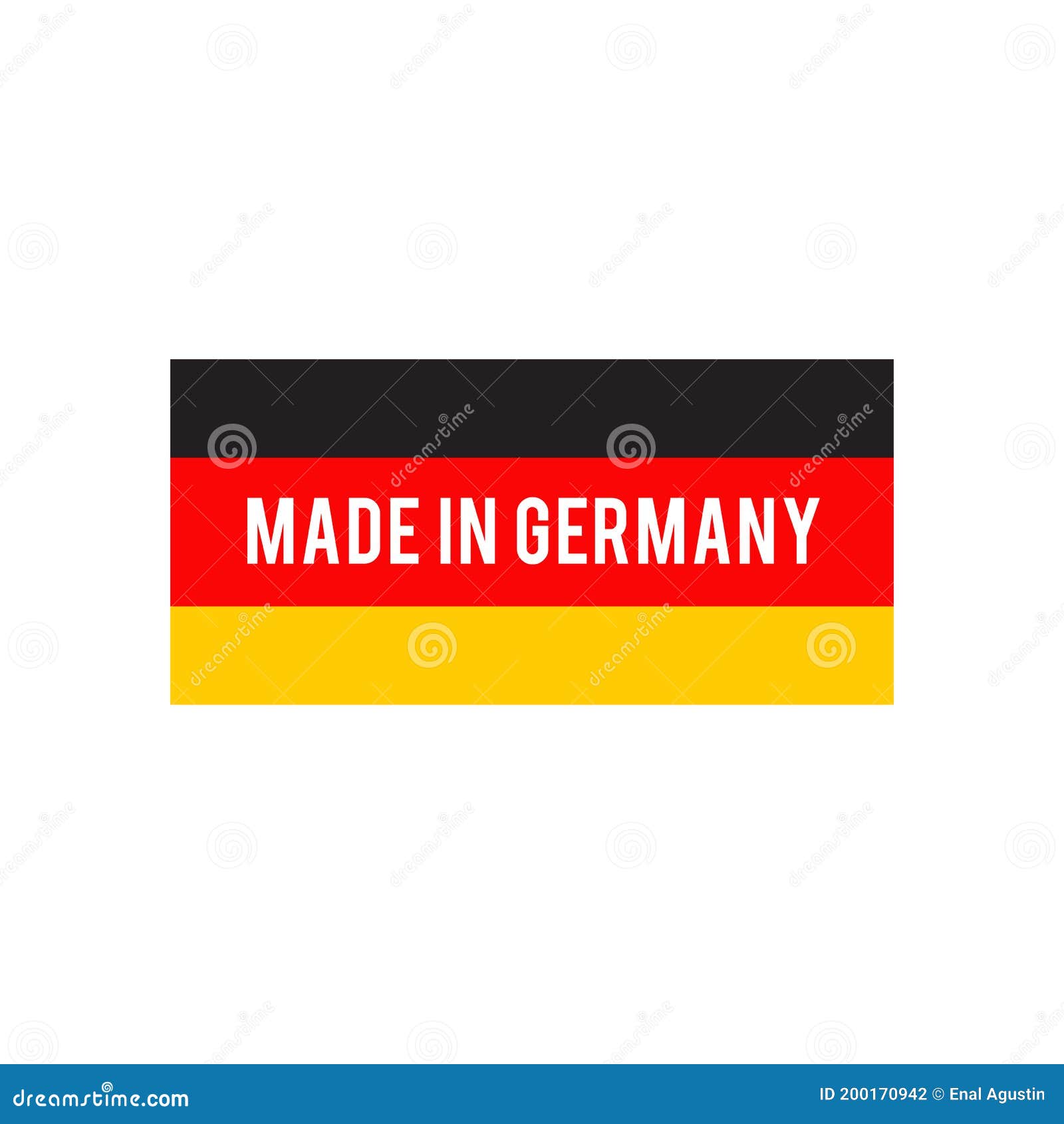 Made in Germany Logo Design Template Stock Vector - Illustration of ...