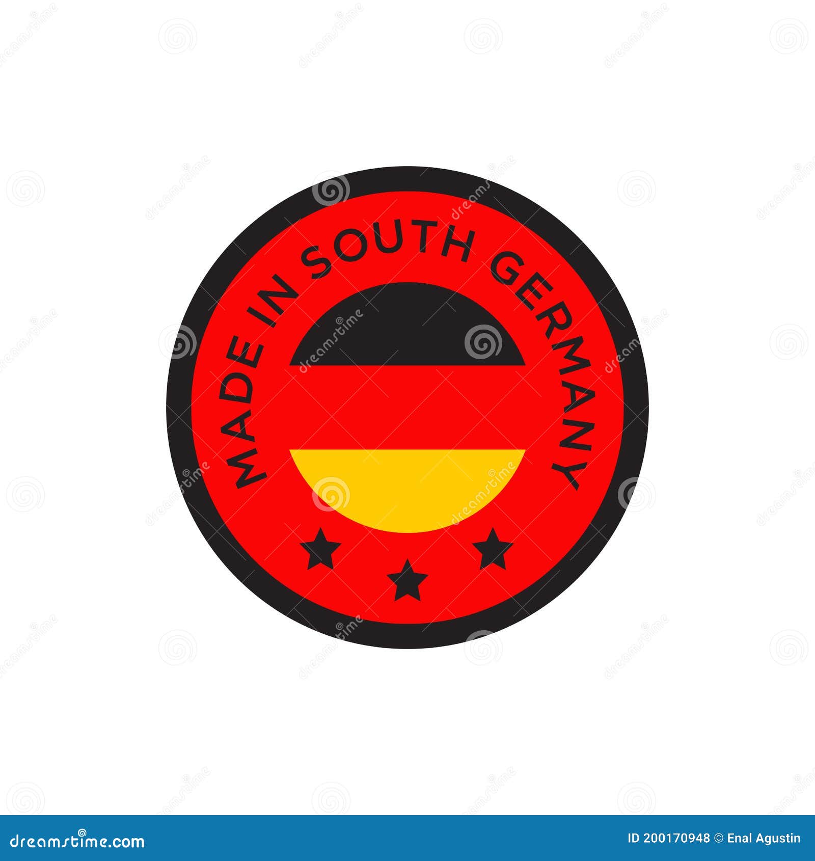 Made in Germany Logo Design Template Stock Illustration - Illustration ...