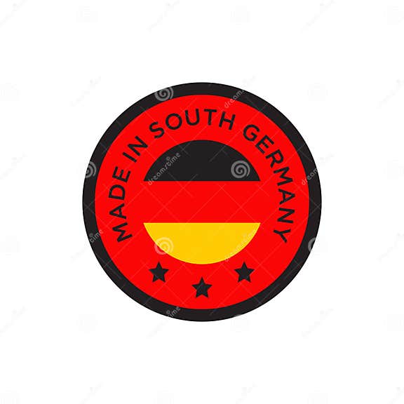 Made in Germany Logo Design Template Stock Illustration - Illustration ...