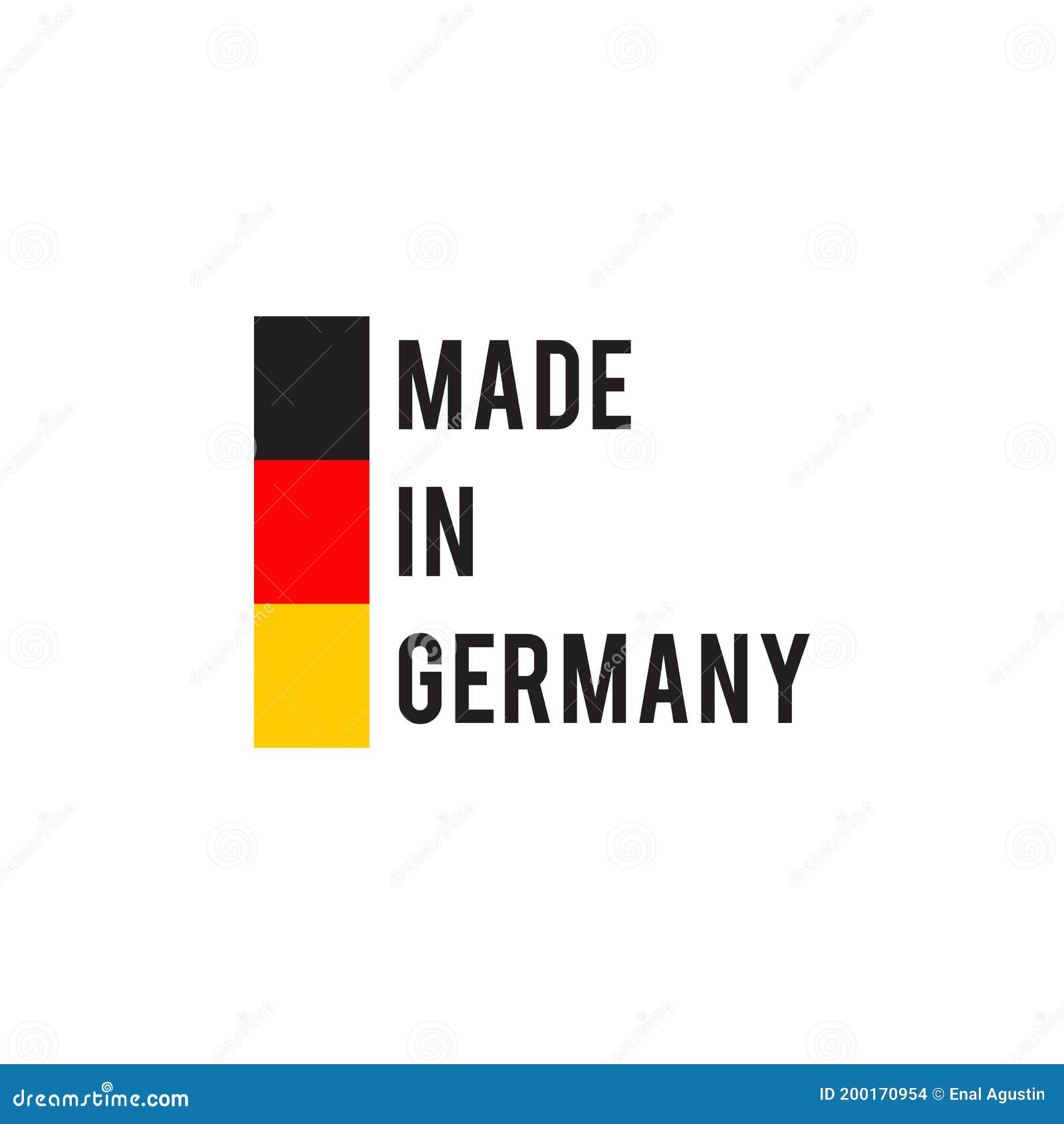Made in Germany Logo Design Template Stock Vector - Illustration of ...