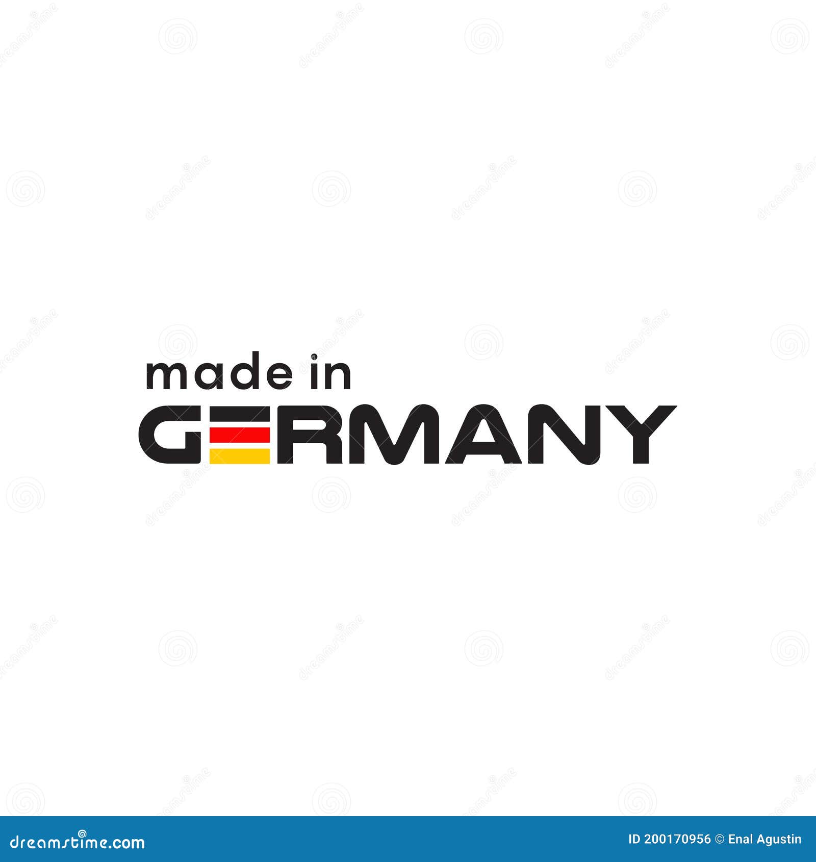 Made in Germany Logo Design Template Stock Vector - Illustration of ...