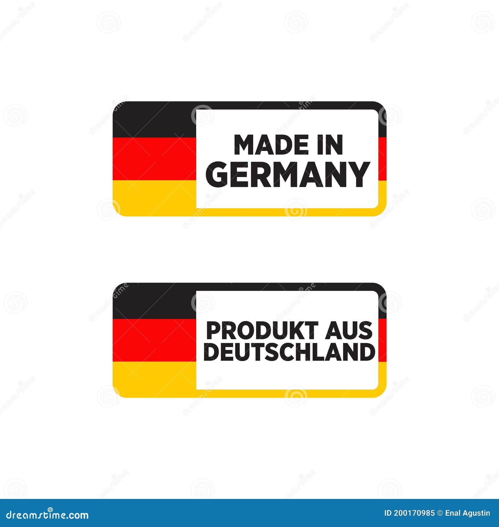 Made in Germany Logo Design Template Stock Vector - Illustration of ...