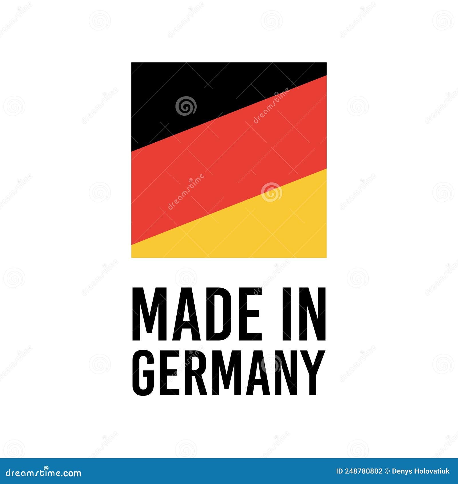 Made in Germany Logo, Label. Editorial Photography - Illustration of ...