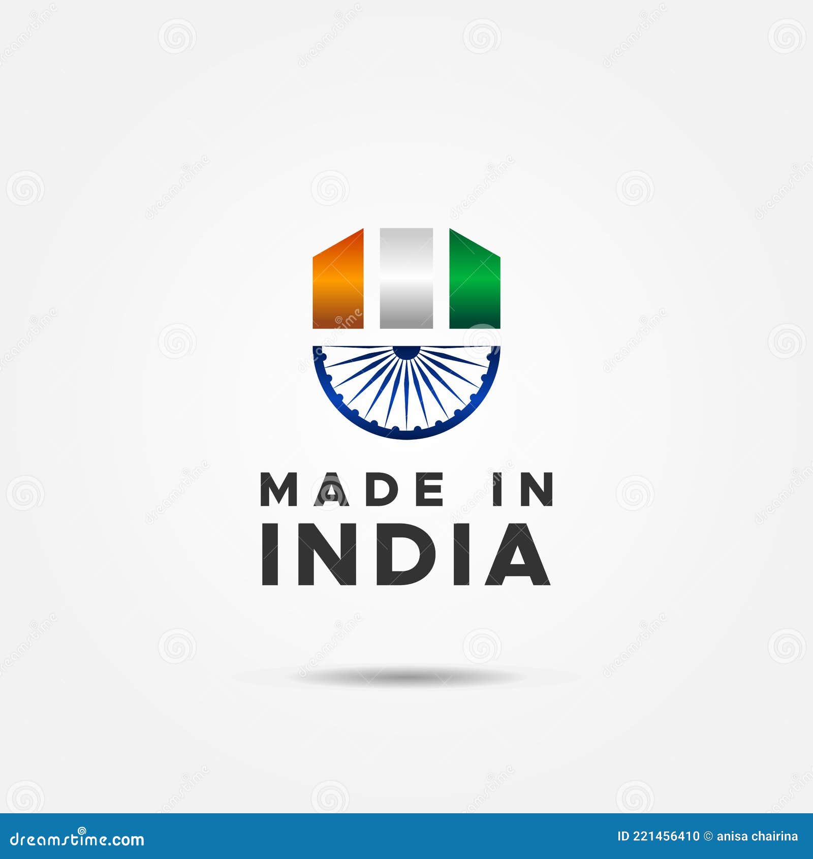 Made in India Label Vector Design Stock Vector - Illustration of design ...