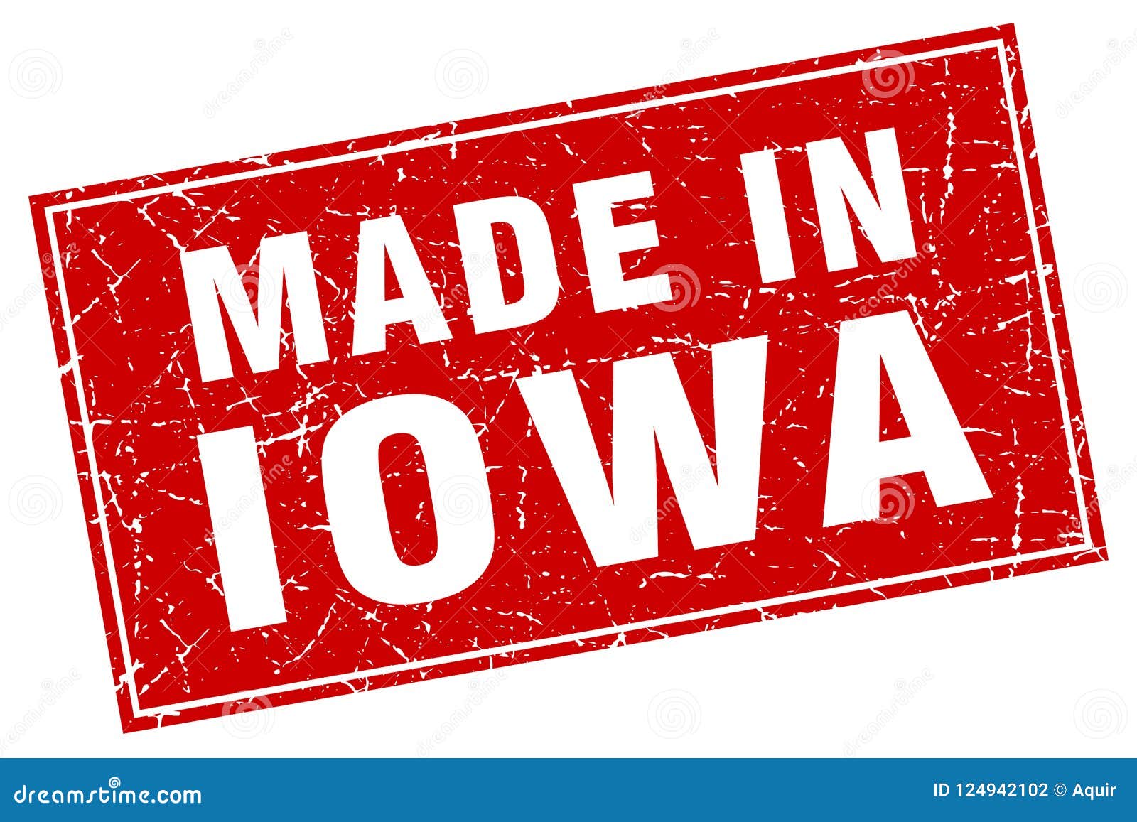 Made in Iowa stamp stock vector. Illustration of fabricated - 124942102