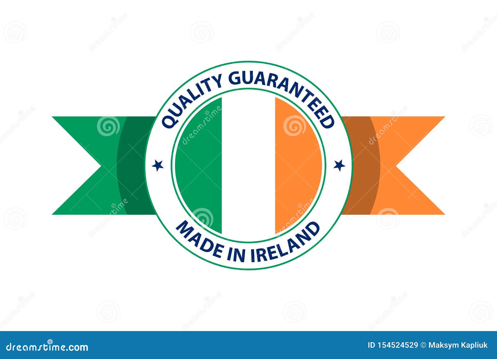 Made in Ireland Quality Stamp. Vector Illustration Stock Vector ...