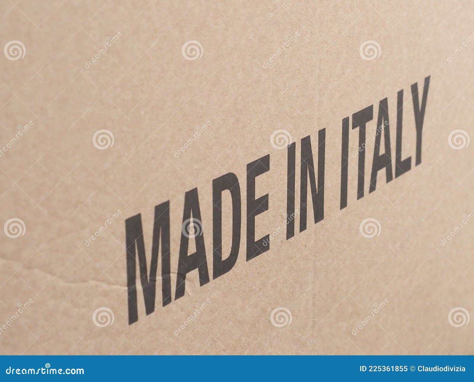 Made in Italy on packet stock image. Image of label - 225361855
