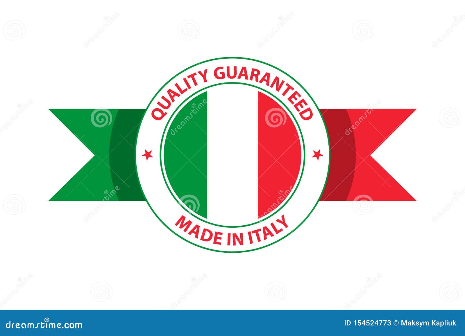 Made in Italy Quality Stamp. Vector Illustration Stock Vector ...