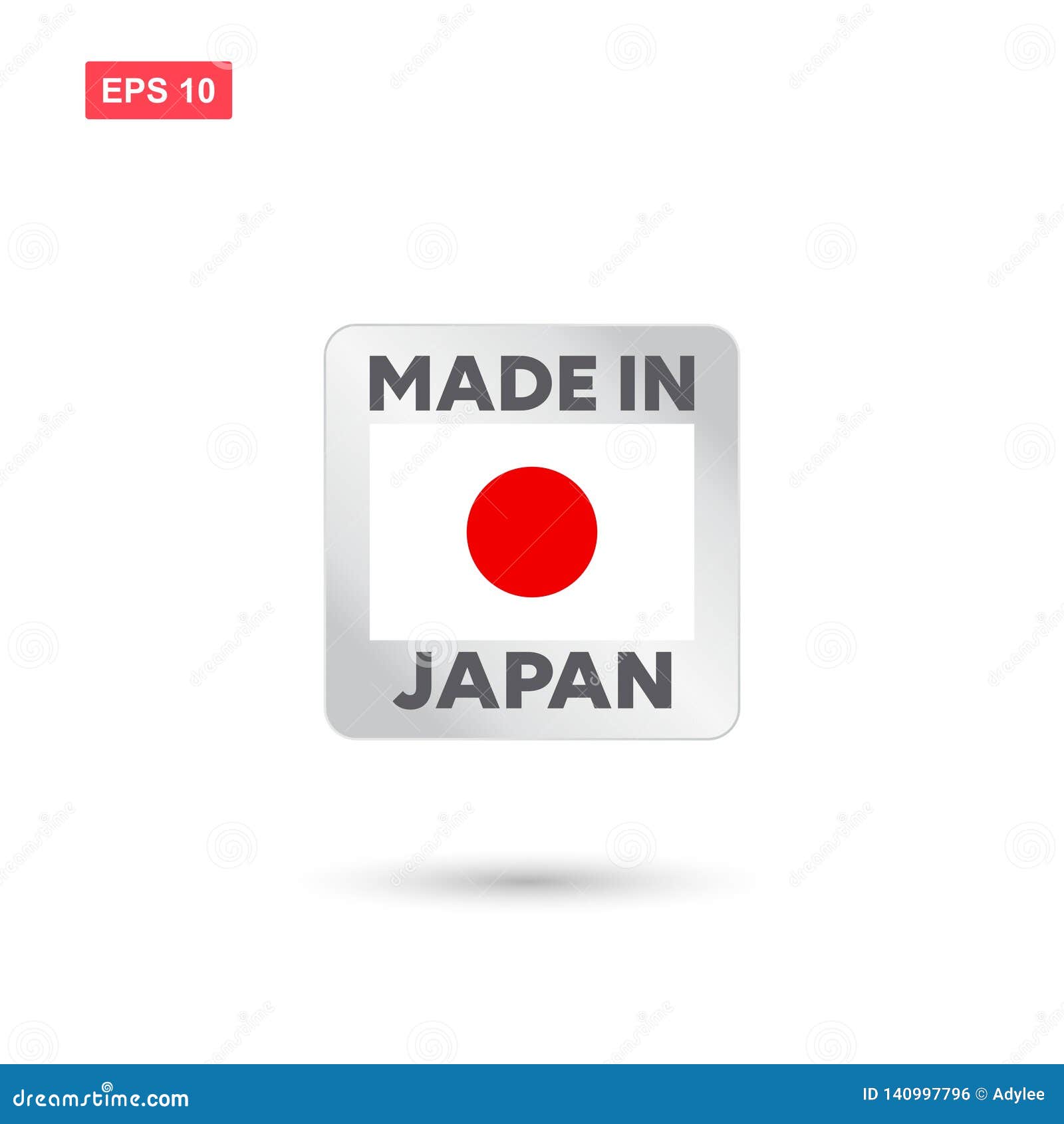 Made in japan vector stock vector. Illustration of japan - 140997796