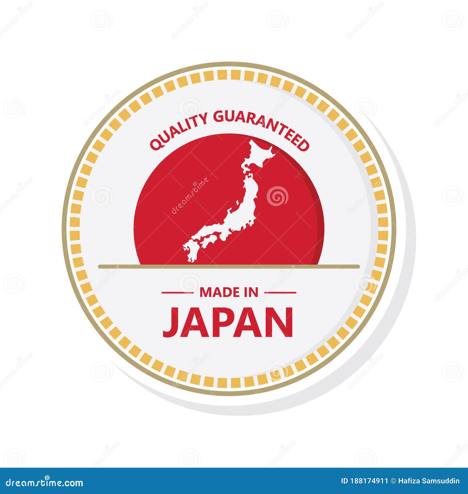 Made in Japan. Vector Illustration Decorative Design Stock Vector ...
