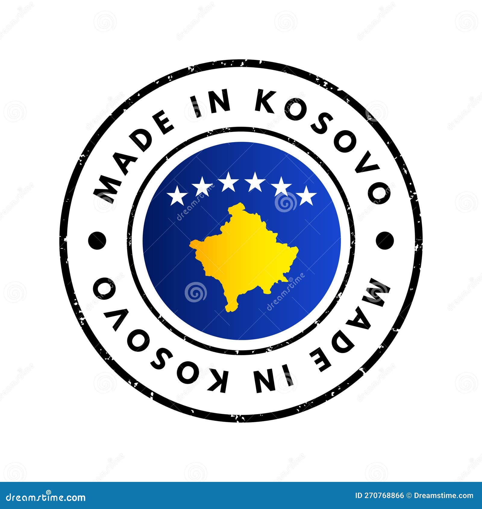 Podujevo Kosovo Silhouette Map With Transparent Background Vector ...
