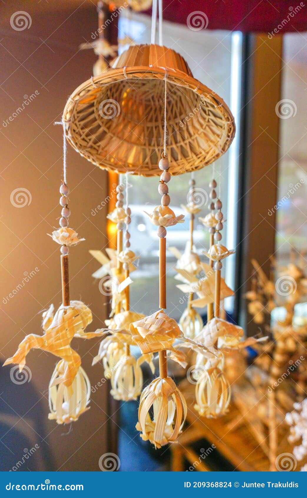 Made from Leaf handicraft. stock photo. Image of handicraft - 209368824