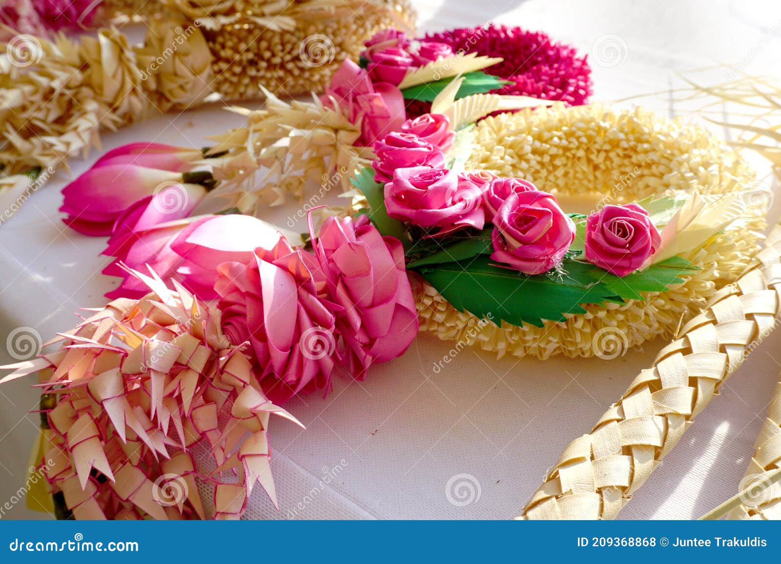 Made from Leaf handicraft. stock photo. Image of basket - 209368868