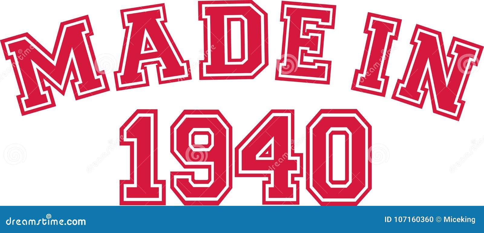 Since 1940 Year Anniversary Celebration Vector Illustration ...