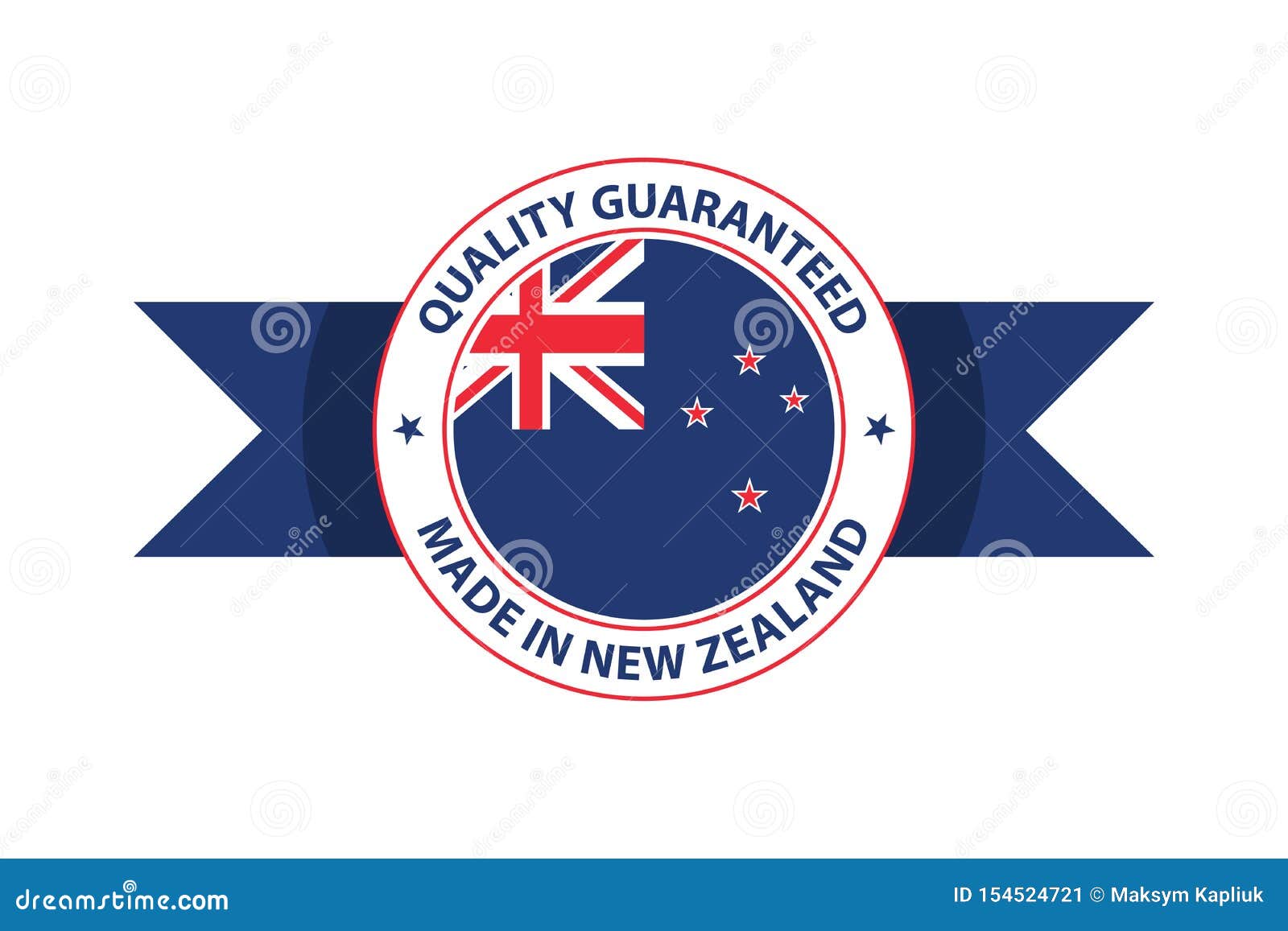Made in New Zealand Quality Stamp. Vector Illustration Stock Vector ...