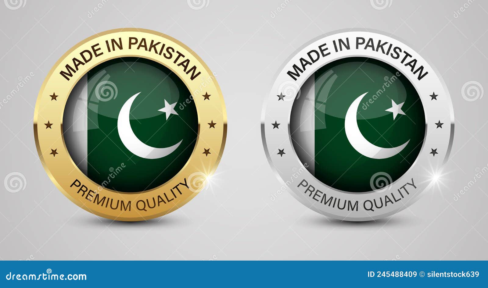 Made in Pakistan Graphics and Labels Set Stock Vector - Illustration of ...