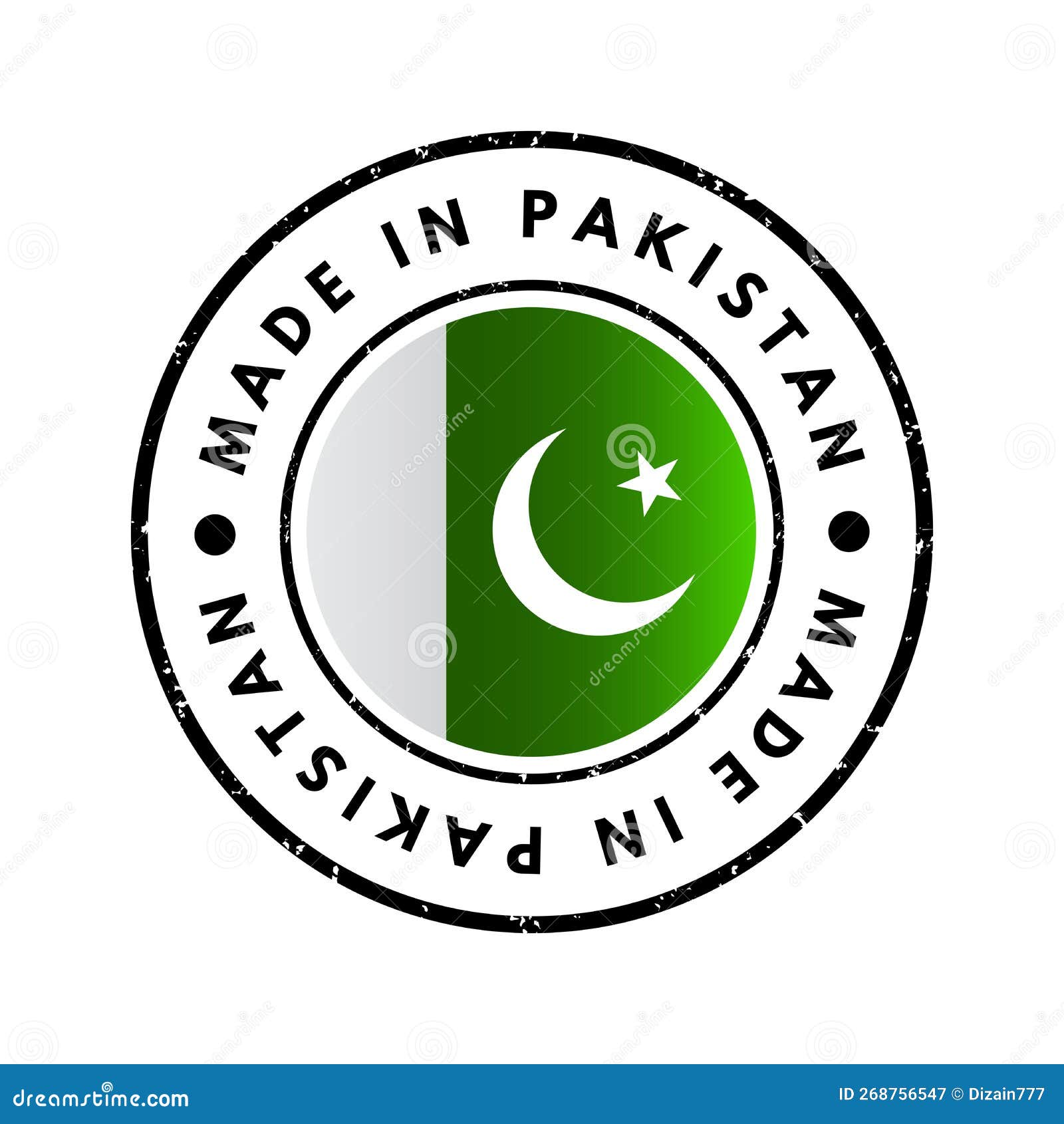 Made in Pakistan Text Emblem Stamp, Concept Background Stock ...