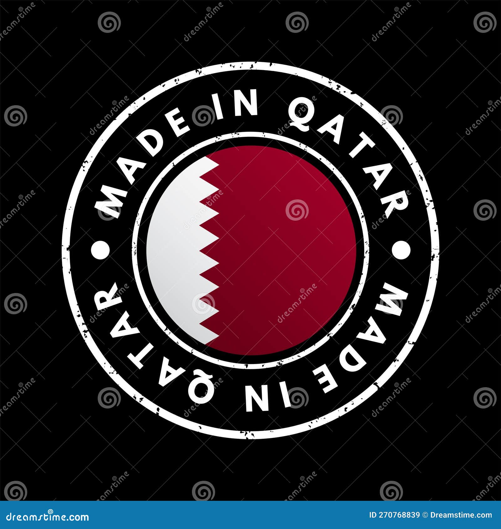 Qatar Text In National Colours: Qatar Maroon Or Purple. Contemporary ...