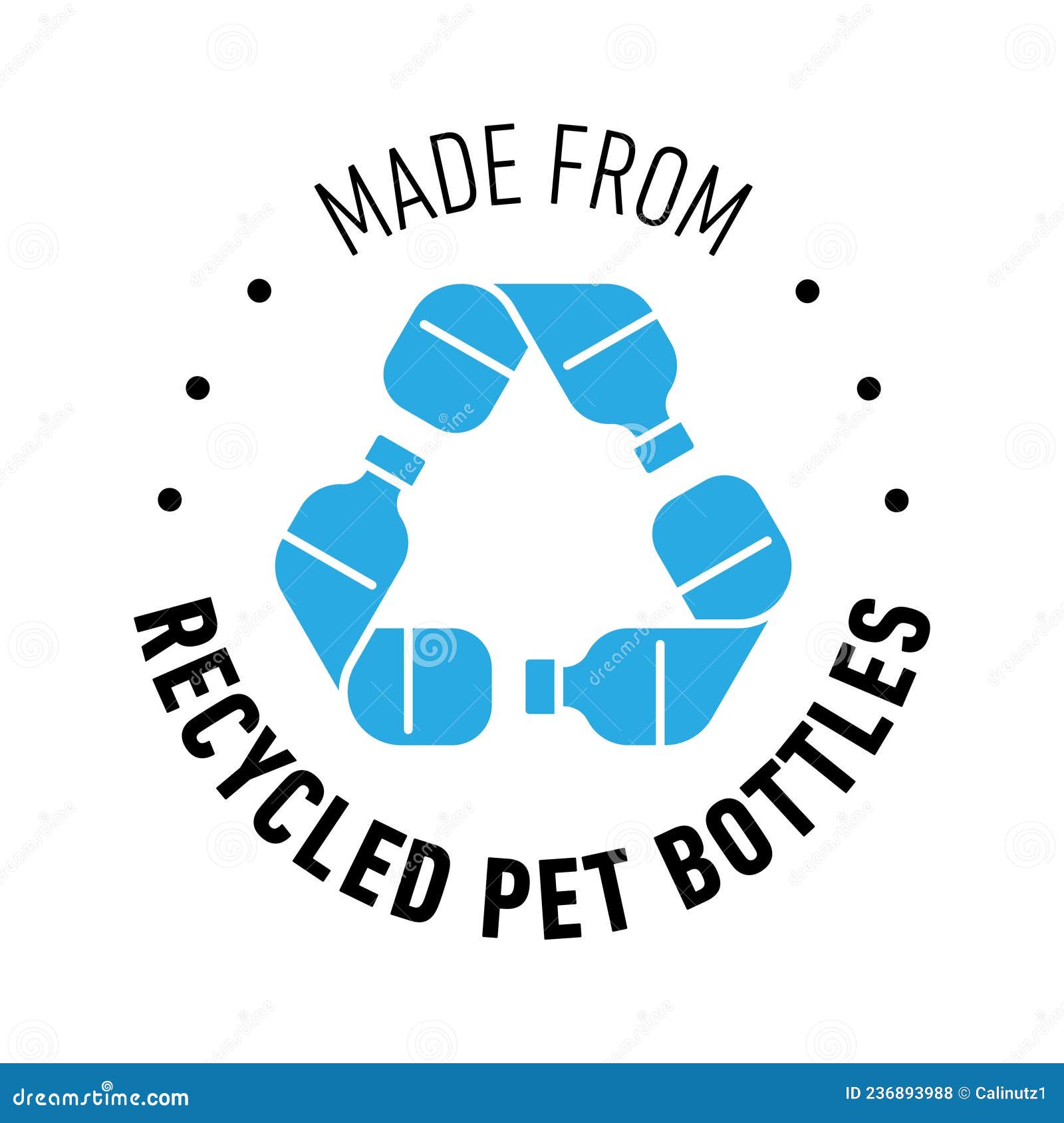 Made with 100 Recycled Materials Vector Icon Logo Badge Stock Vector ...