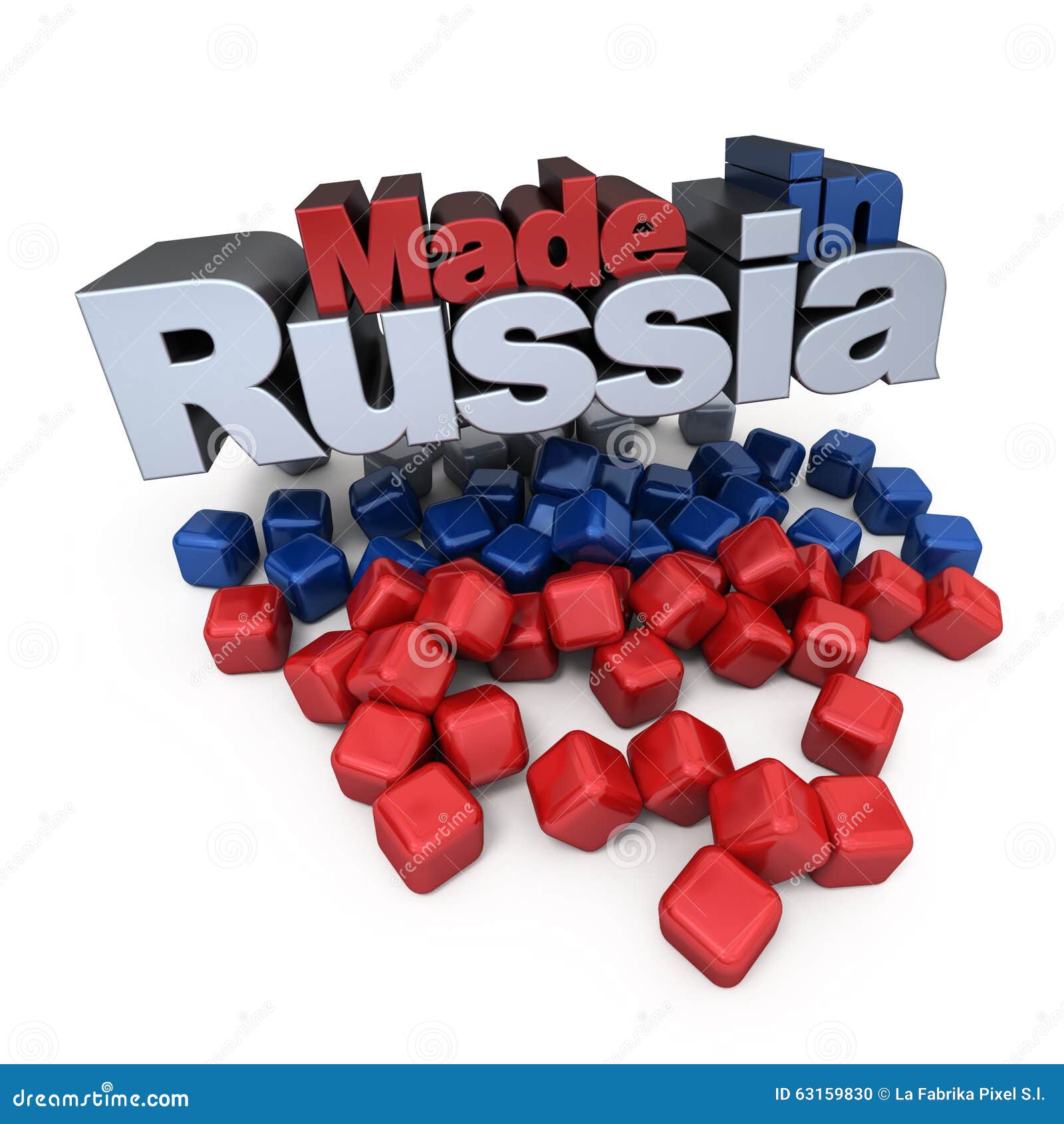 Made in Russia stock illustration. Illustration of text - 63159830