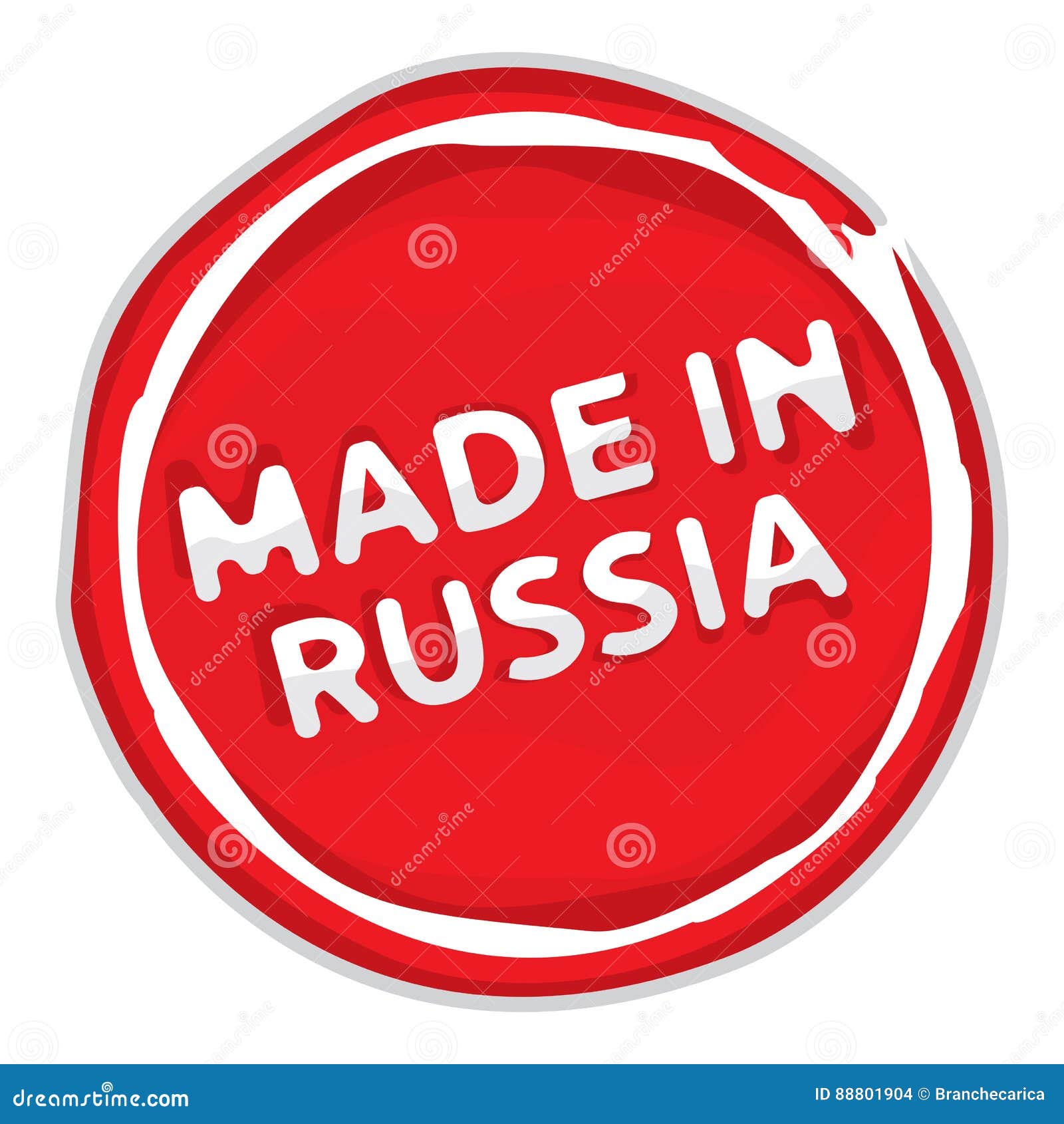 Made in Russia sign stock vector. Illustration of seal - 88801904