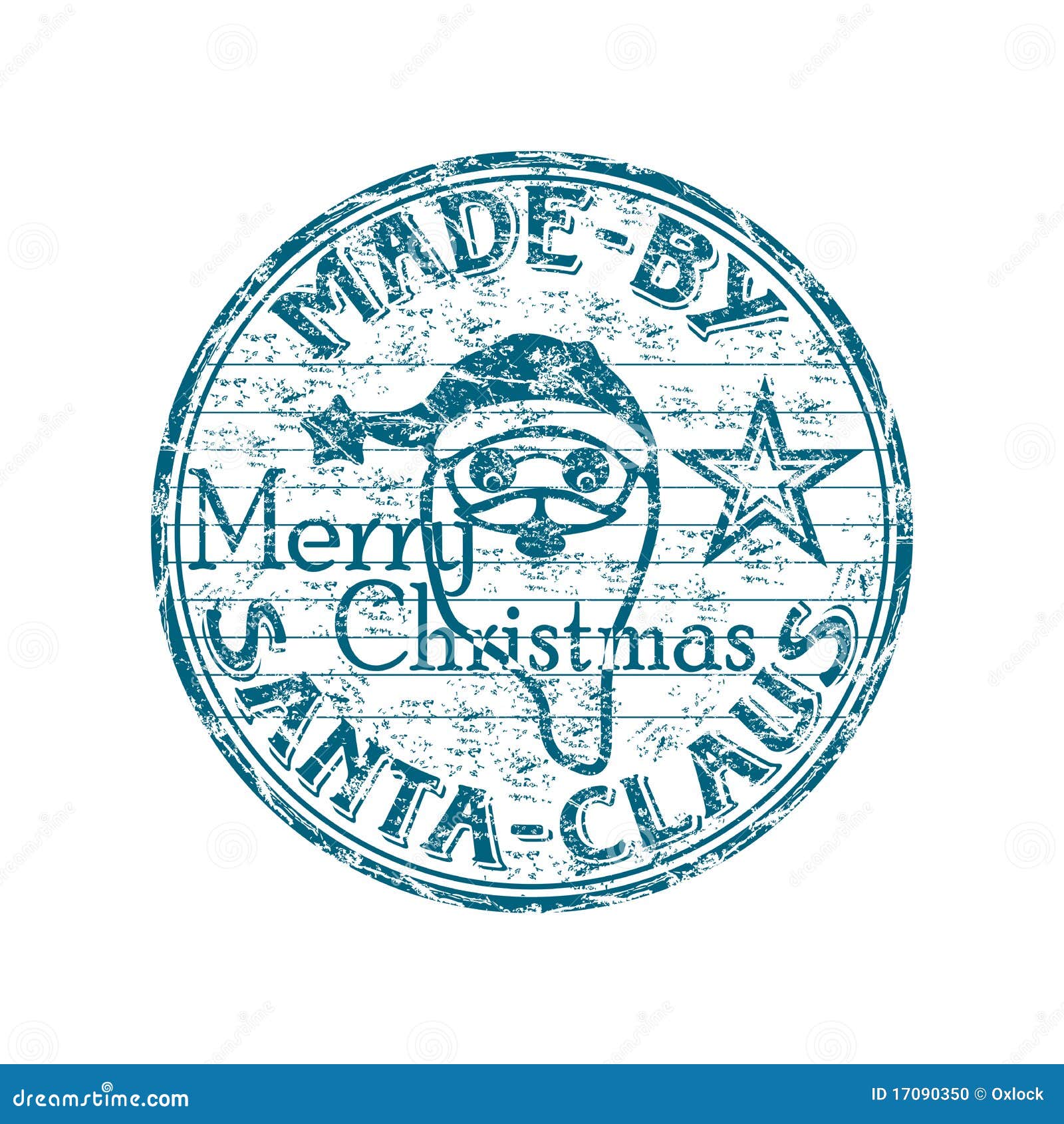 Made by Santa stamp stock vector. Illustration of dirty - 17090350