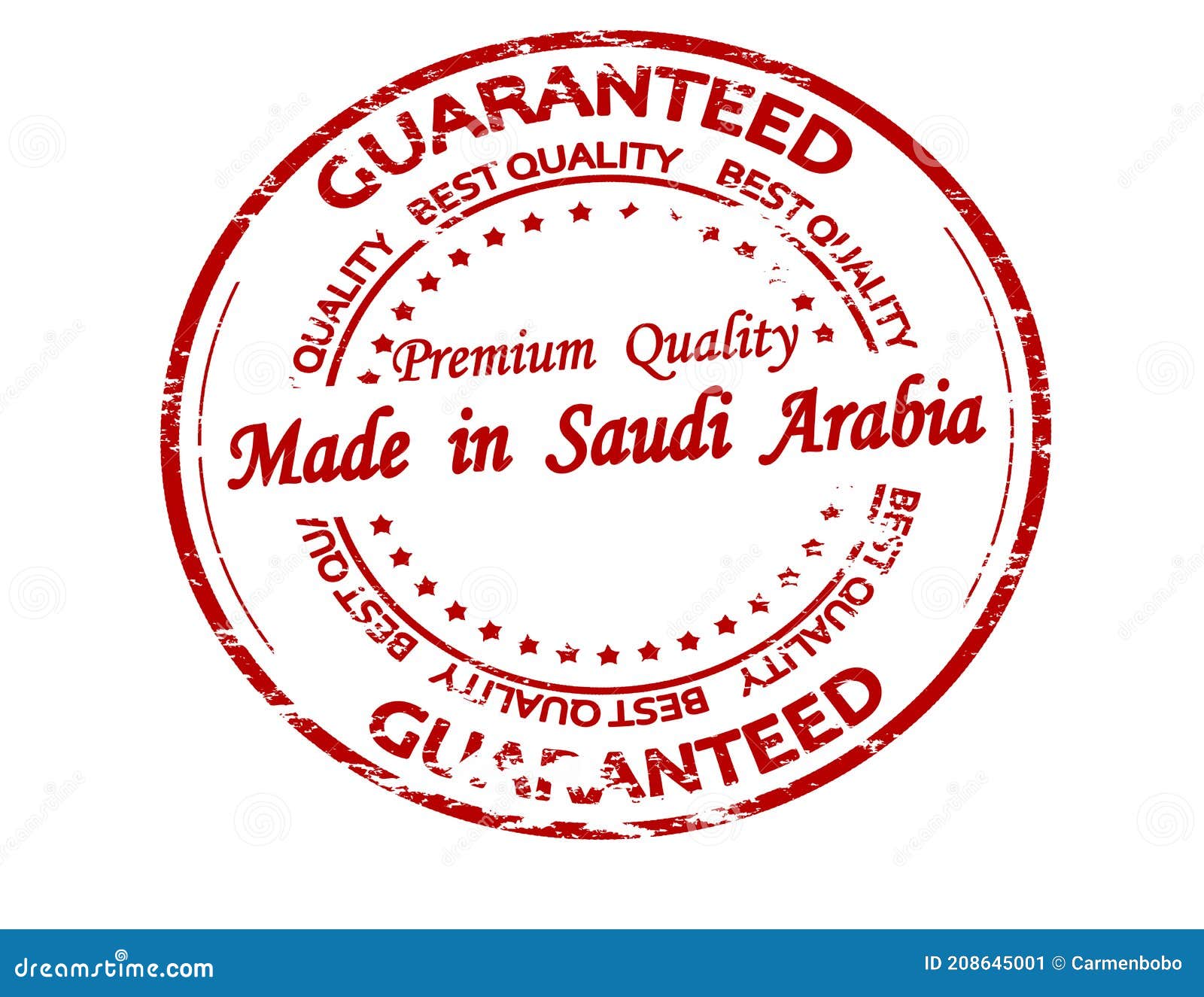 Stamp with Text Made in Saudi Arabia Stock Vector - Illustration of ...