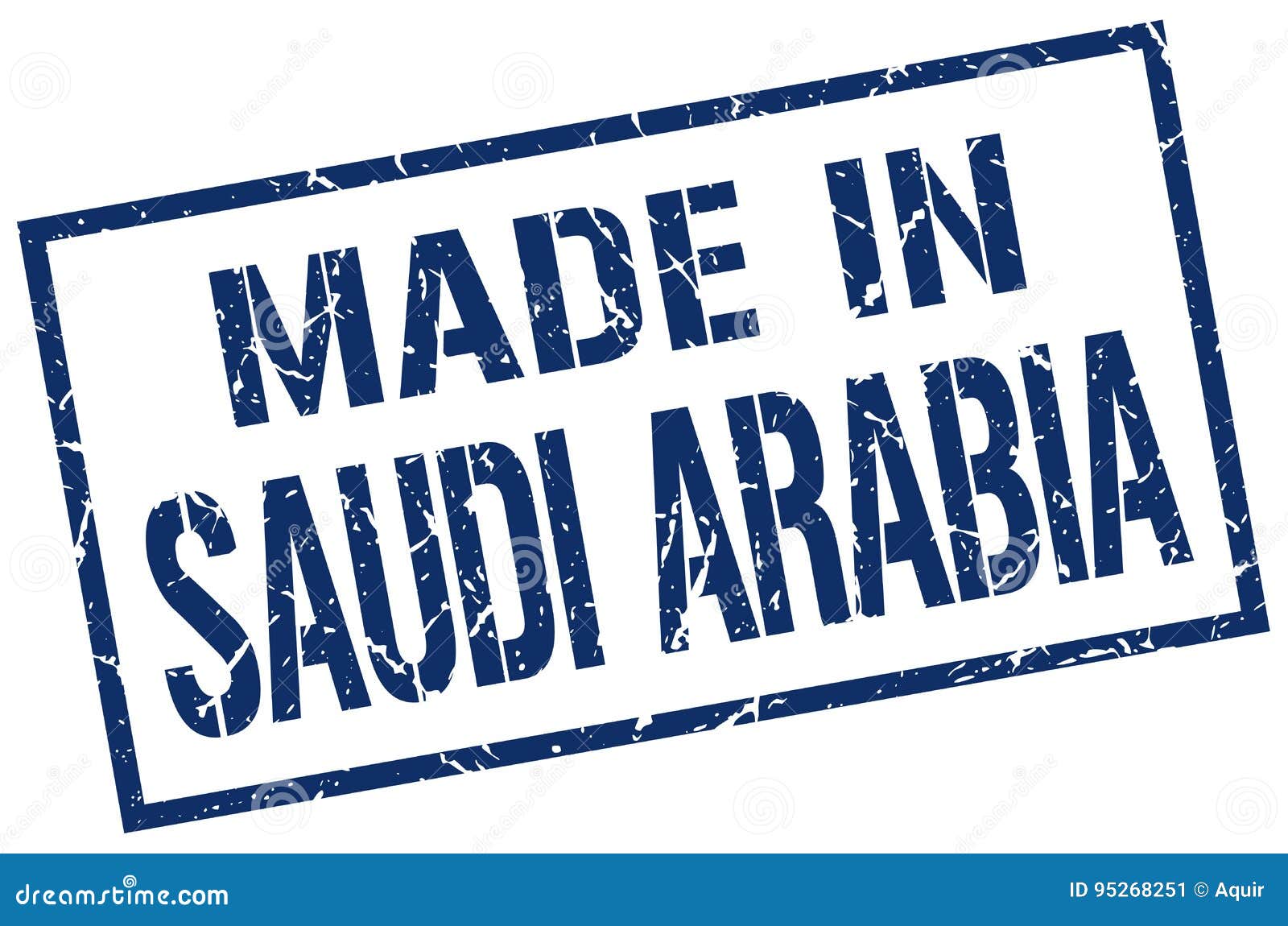 Made in Saudi Arabia stock vector. Illustration of label - 95268251