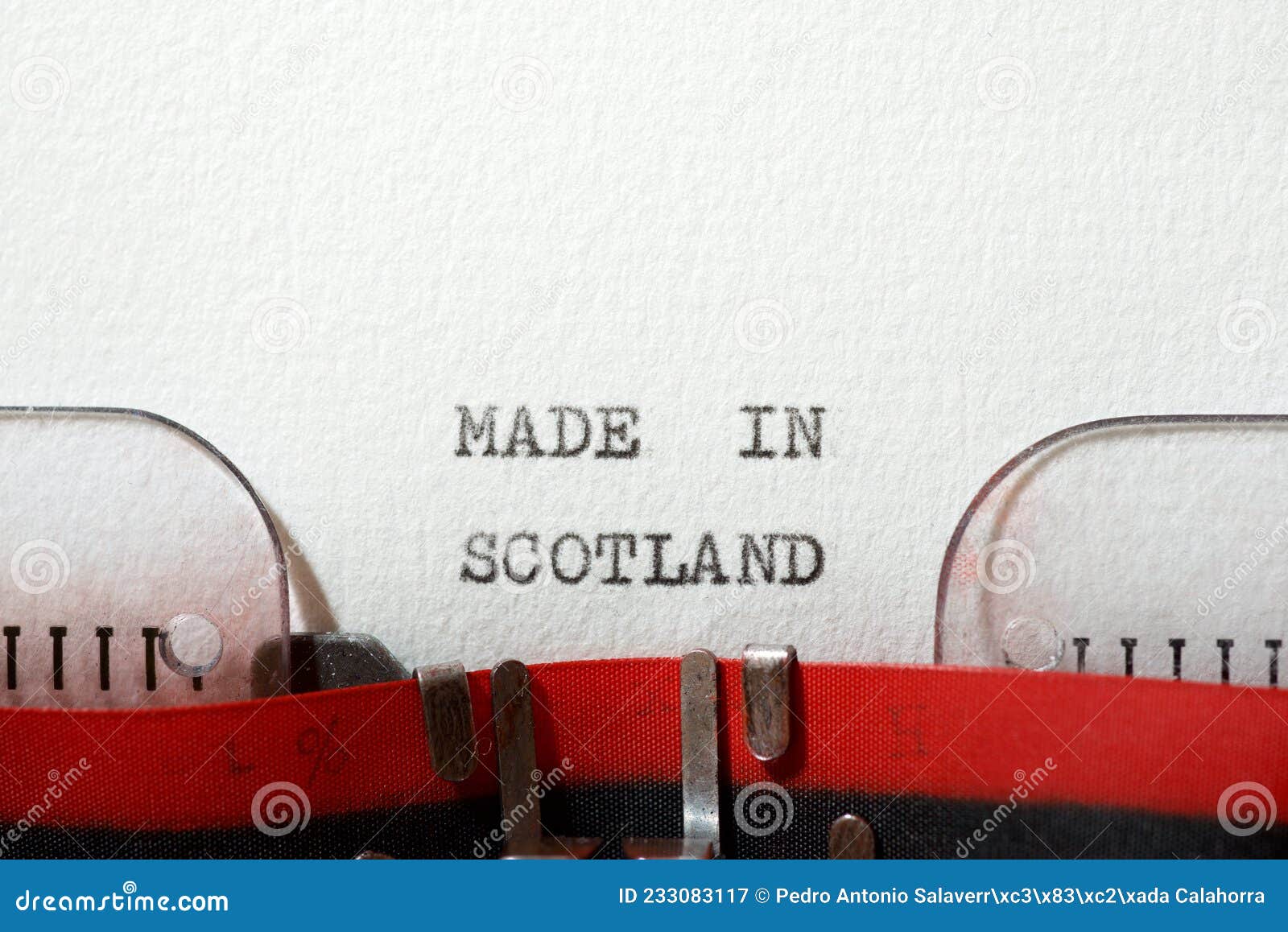 Made in Scotland stock image. Image of copy, page, britain - 233083117