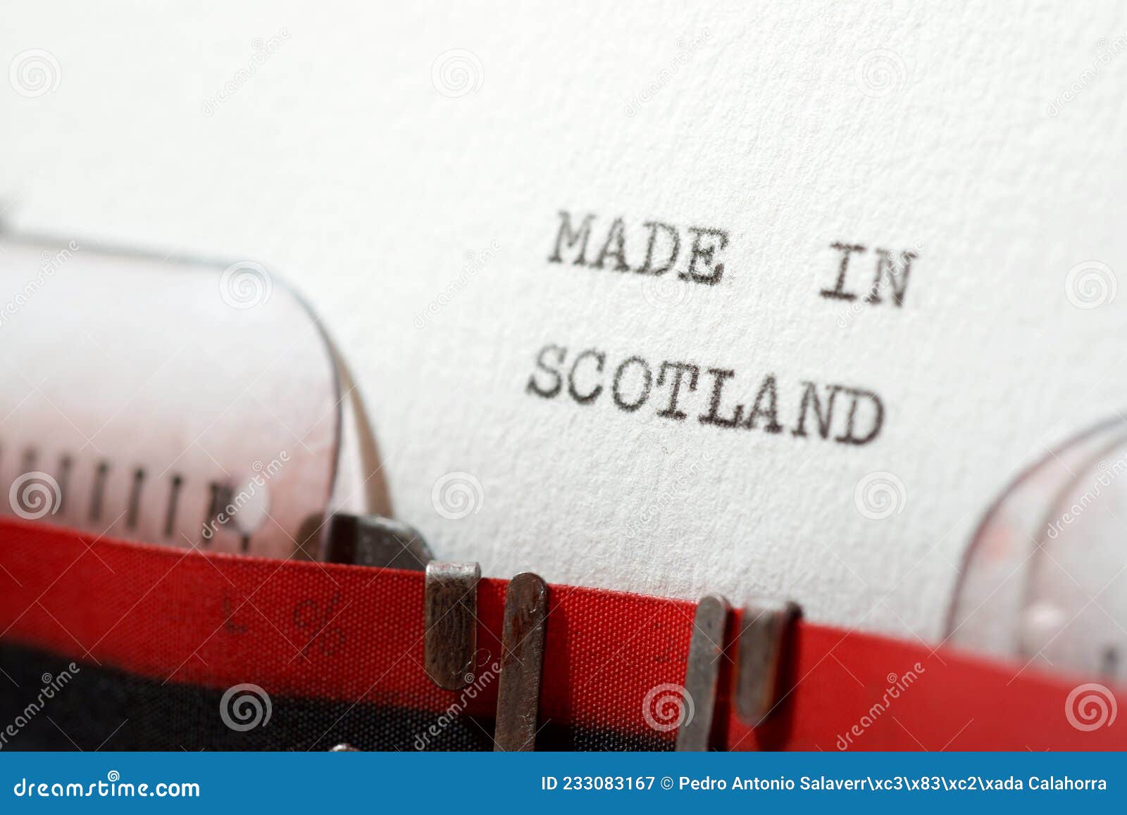 Made in Scotland stock image. Image of page, europe - 233083167