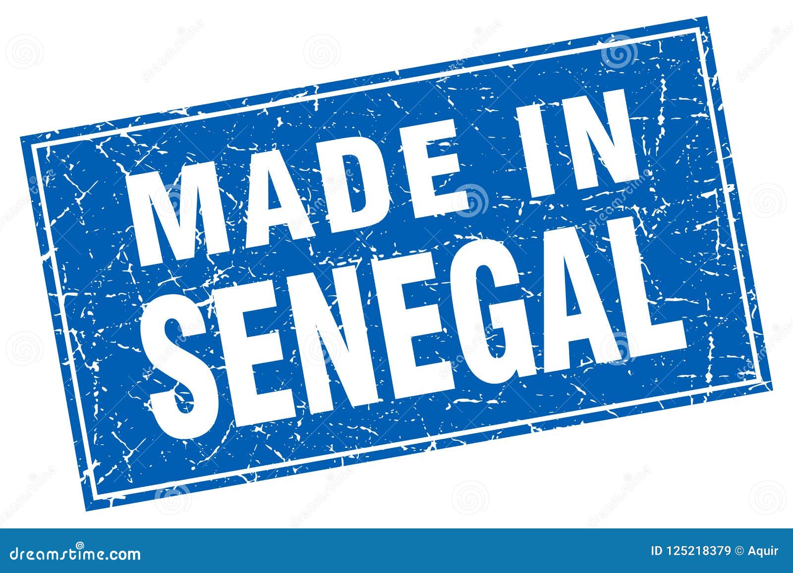 Made in Senegal stamp stock vector. Illustration of rubber - 125218379