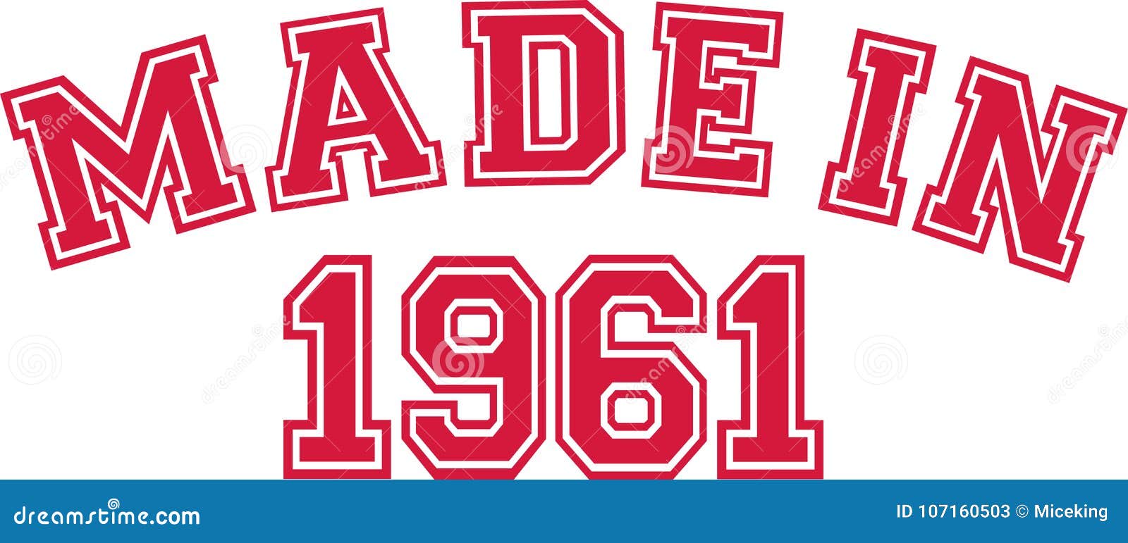 1961 Year College Font Royalty-Free Stock Image | CartoonDealer.com ...