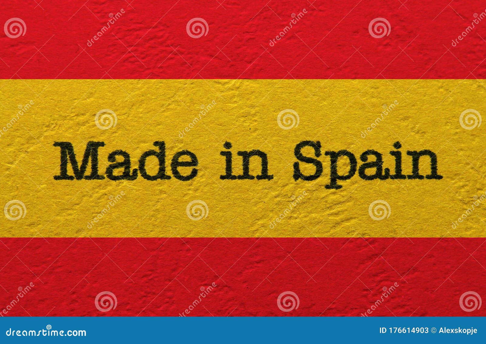 Made in Spain stock image. Image of importing, exporting - 176614903