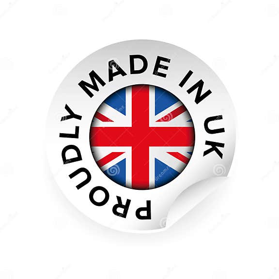 Made in UK label vector stock vector. Illustration of design - 106607723