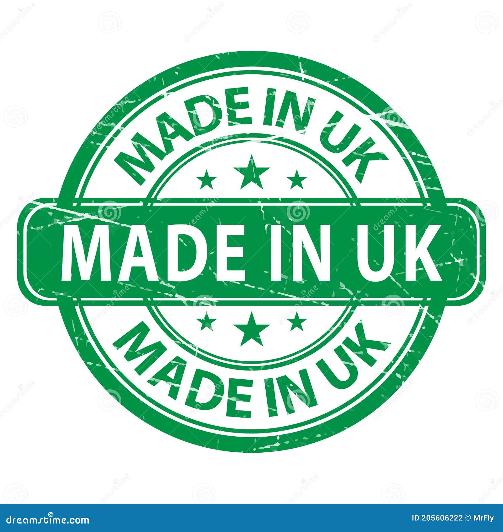 Made in UK Rubber Stamp, Vector Illustration Stock Vector ...