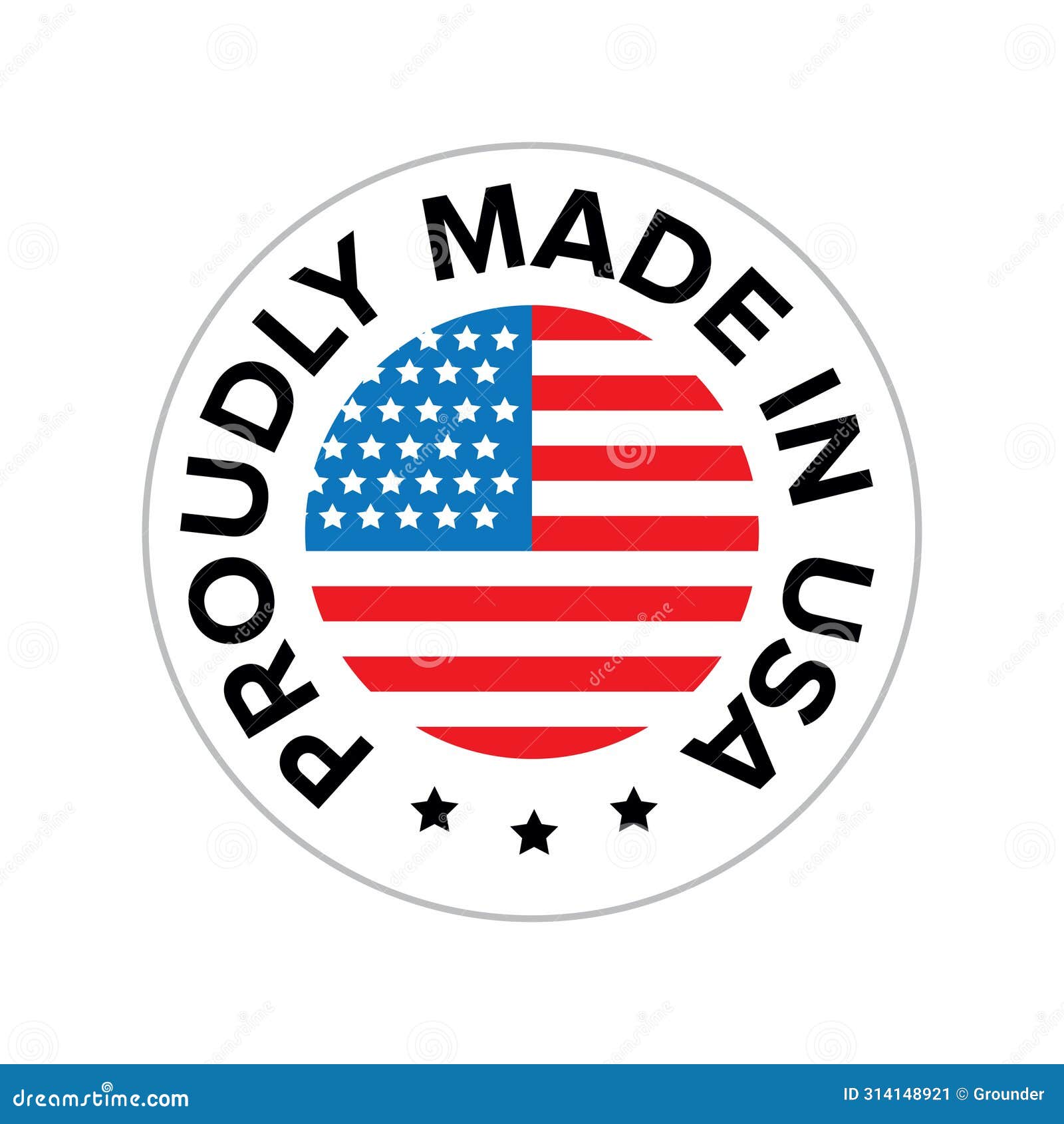 Made in Usa Stamp Tag Label Stock Illustration - Illustration of text ...