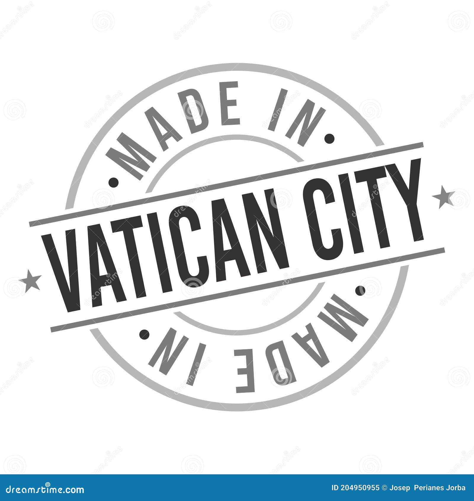 Made in Vatican City. Stamp Rectangle Map. Logo Icon Symbol. Design ...