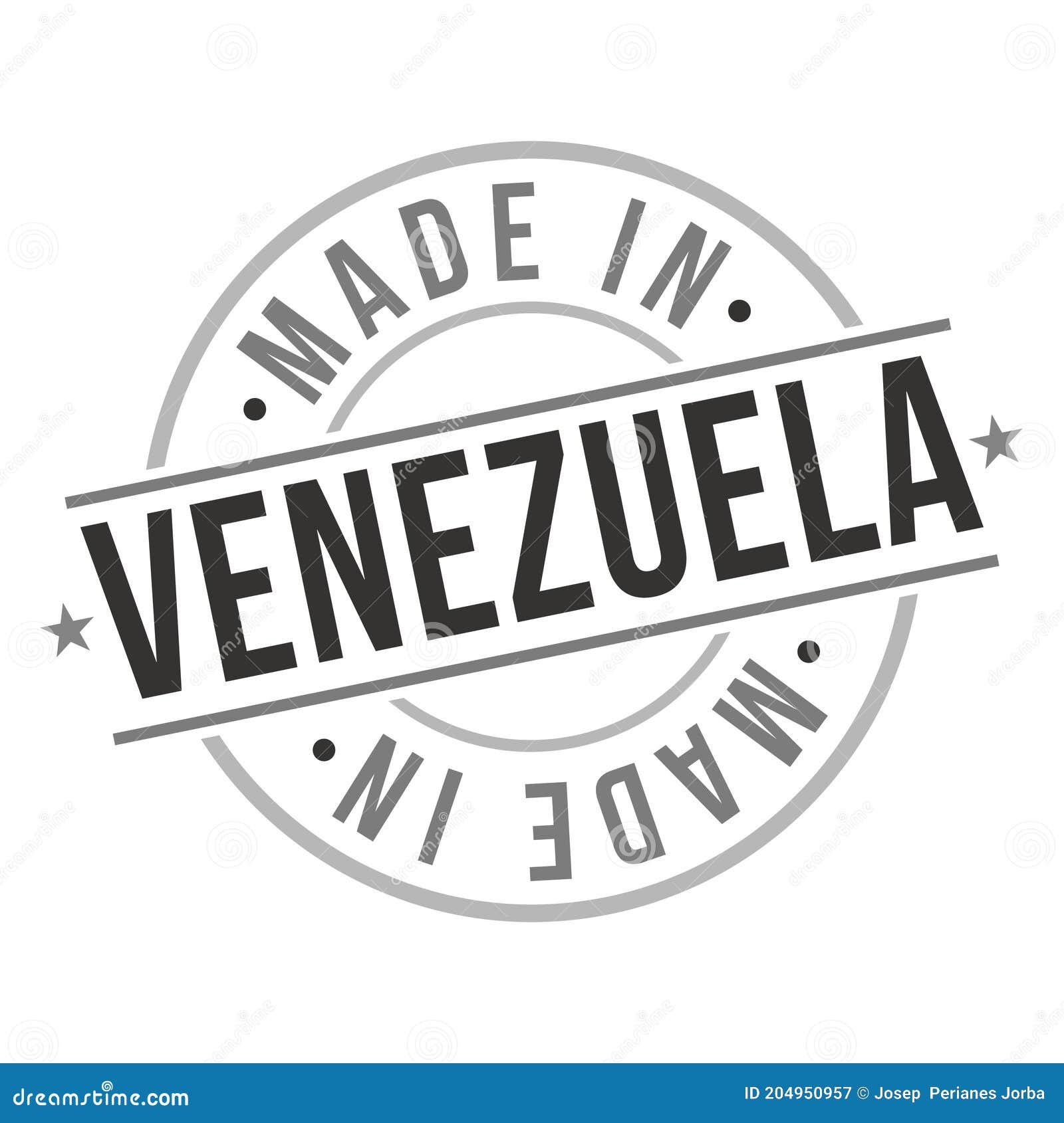 Made in Venezuela. Stamp Rectagle Map. Logo Icon Symbol. Design ...