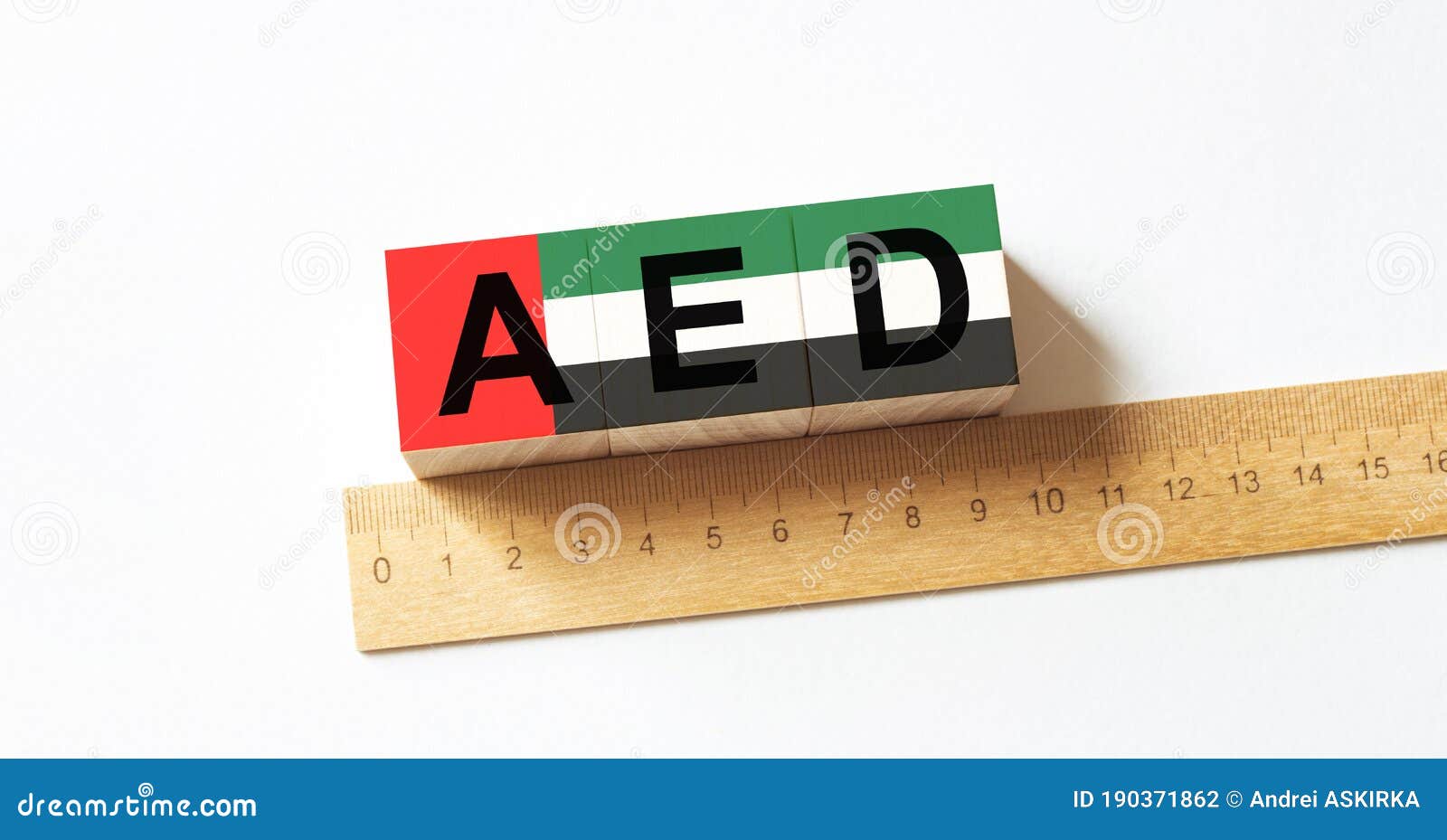 Made Word Aed with Wood Blocks with Uae Flag Stock Photo - Image of ...