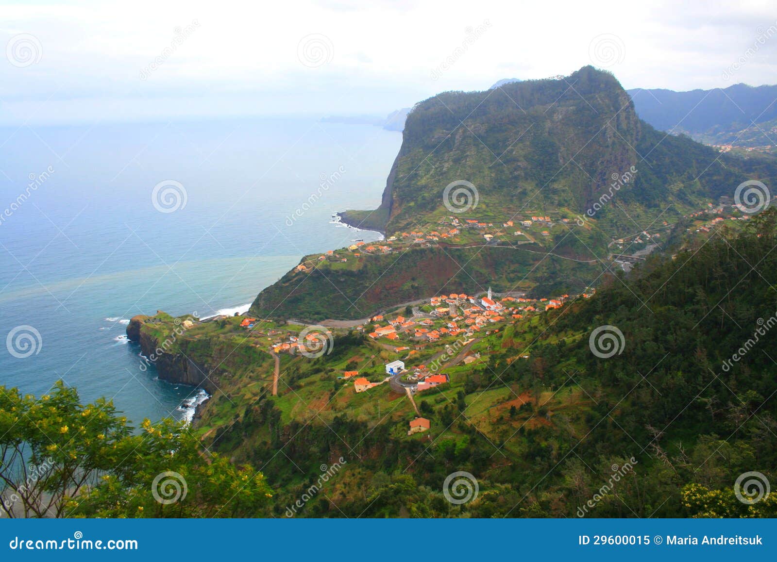 Madeira Landscape, Portugal Stock Image - Image of atlantic, coastline ...