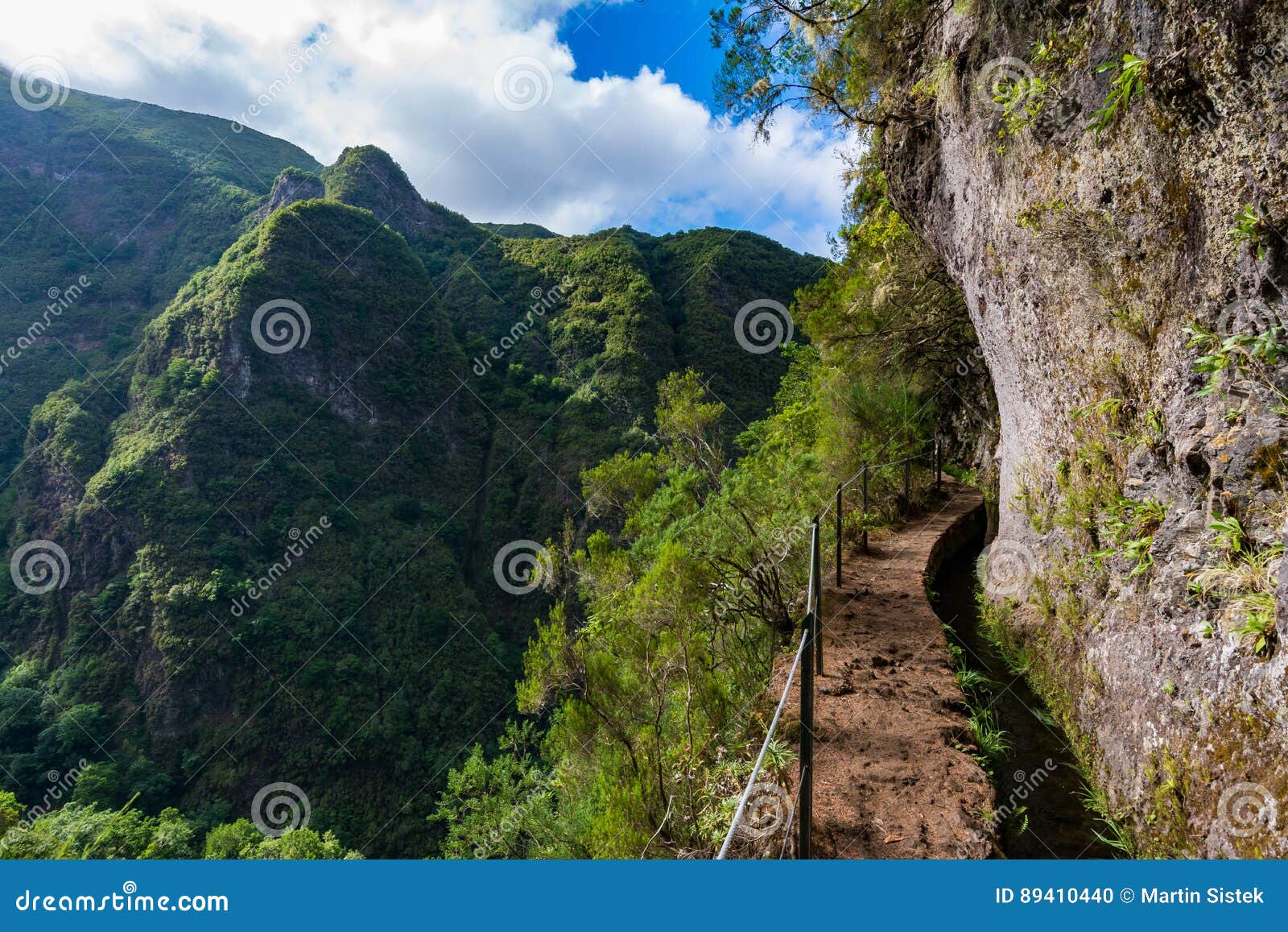 Madeira Mountain Hiking Path. Stock Photo - Image of island, landscape ...