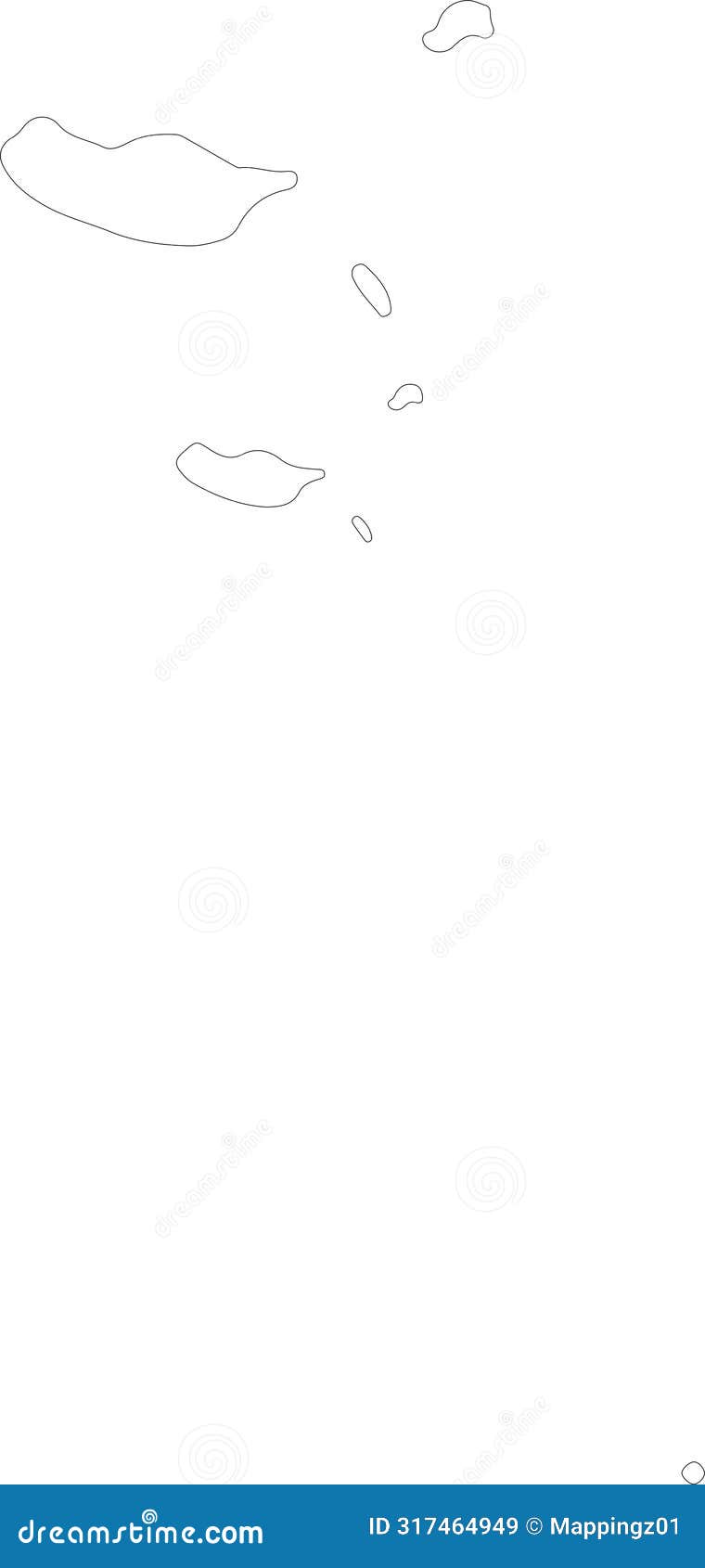 Madeira Portugal Outline Map Stock Vector - Illustration of atlas ...