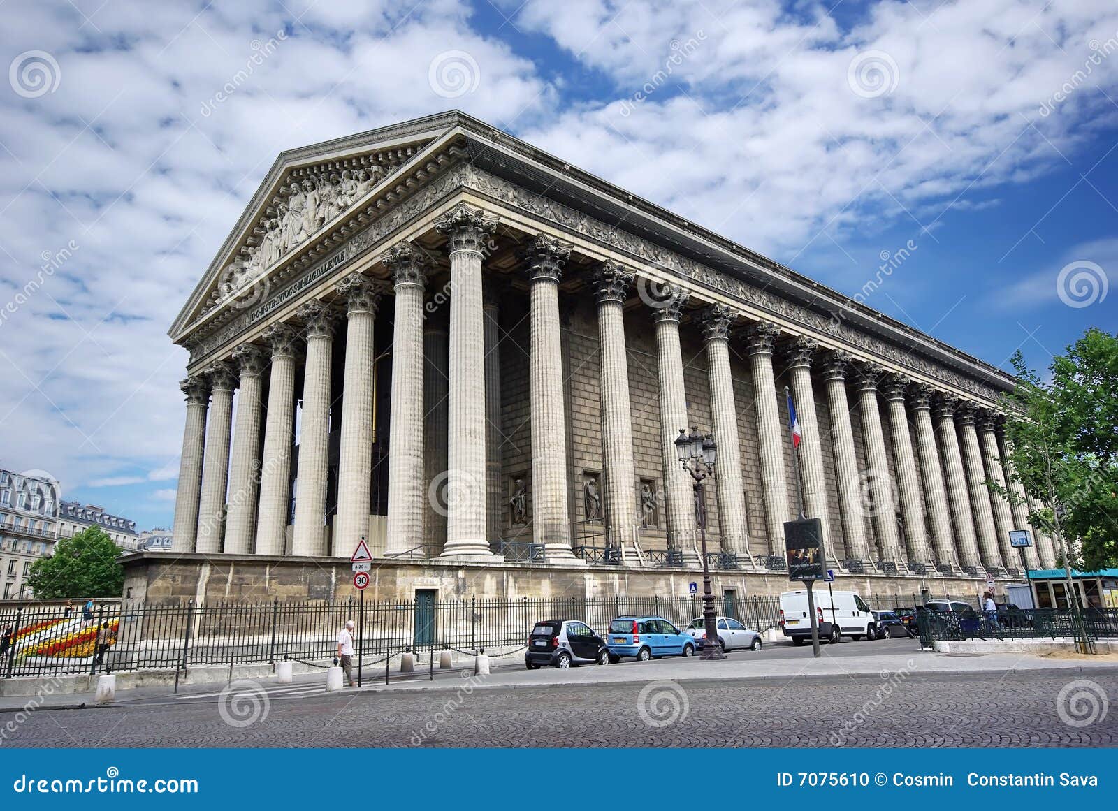 Madeleine church stock photo. Image of capital, monument - 7075610