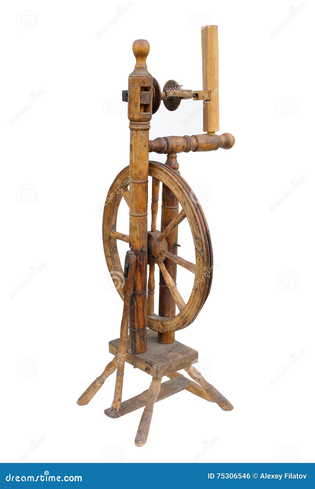 Madera vieja de la rueca foto de archivo. Imagen de madera - 75306546